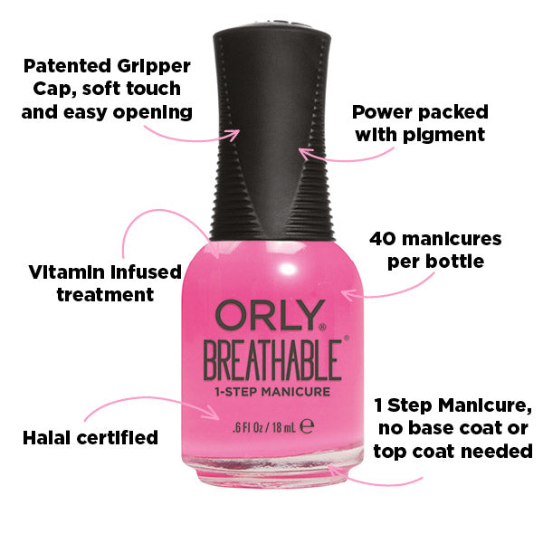 ORLY Burst Your Bubblegum Breathable Nail Polish 18ml – ORLY Beauty UK