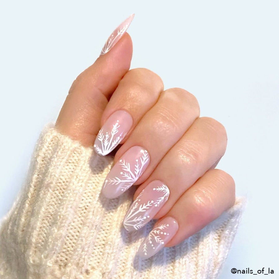 White tipped nails store