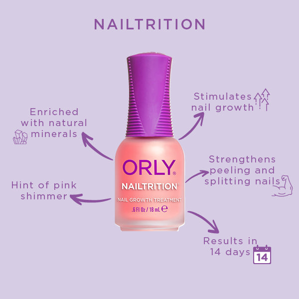 ORLY Nailtrition 18ml | Nail Strengthener – ORLY Beauty UK